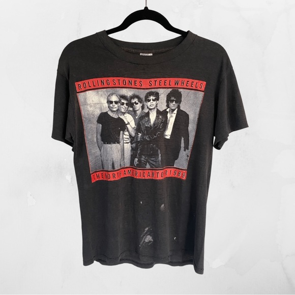 Spring Ford | Shirts | Vintage Rolling Stones Steel Wheels 989 Tour ...